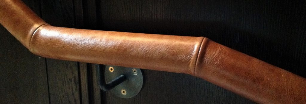 Leather covered handrails only £285 - The Leather Handrail Company