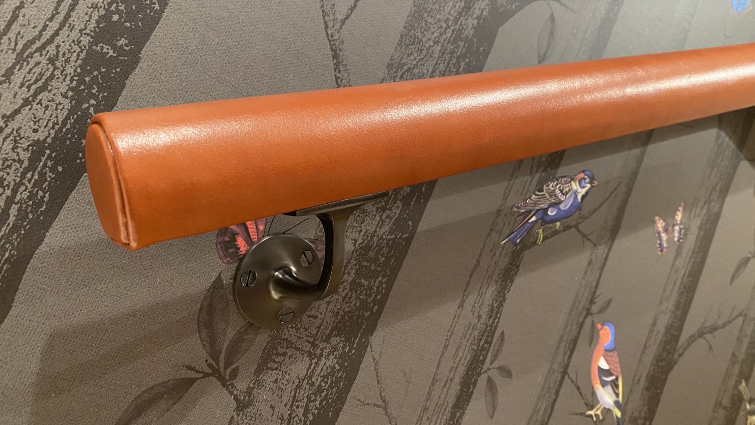 Leather covered handrails only £285 - The Leather Handrail Company