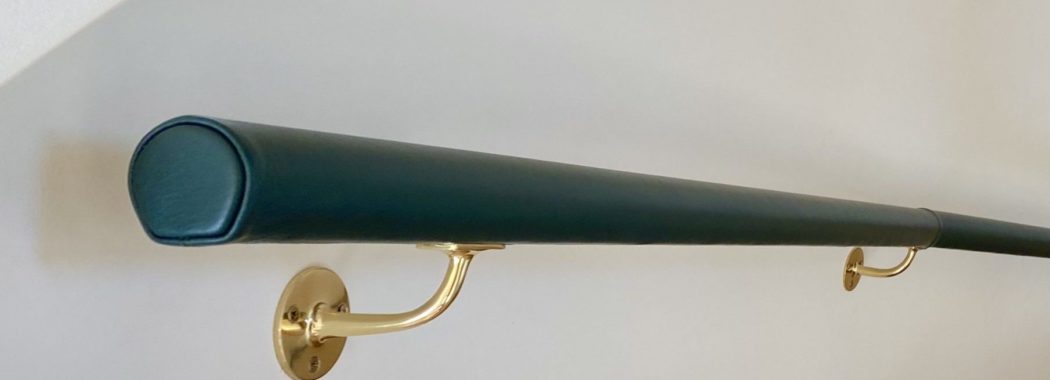 Leather covered handrails only £285 - The Leather Handrail Company