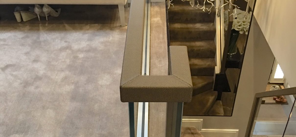 Leather covered handrails only £285 - The Leather Handrail Company