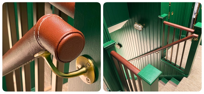 Leather covered handrails only £285 - The Leather Handrail Co